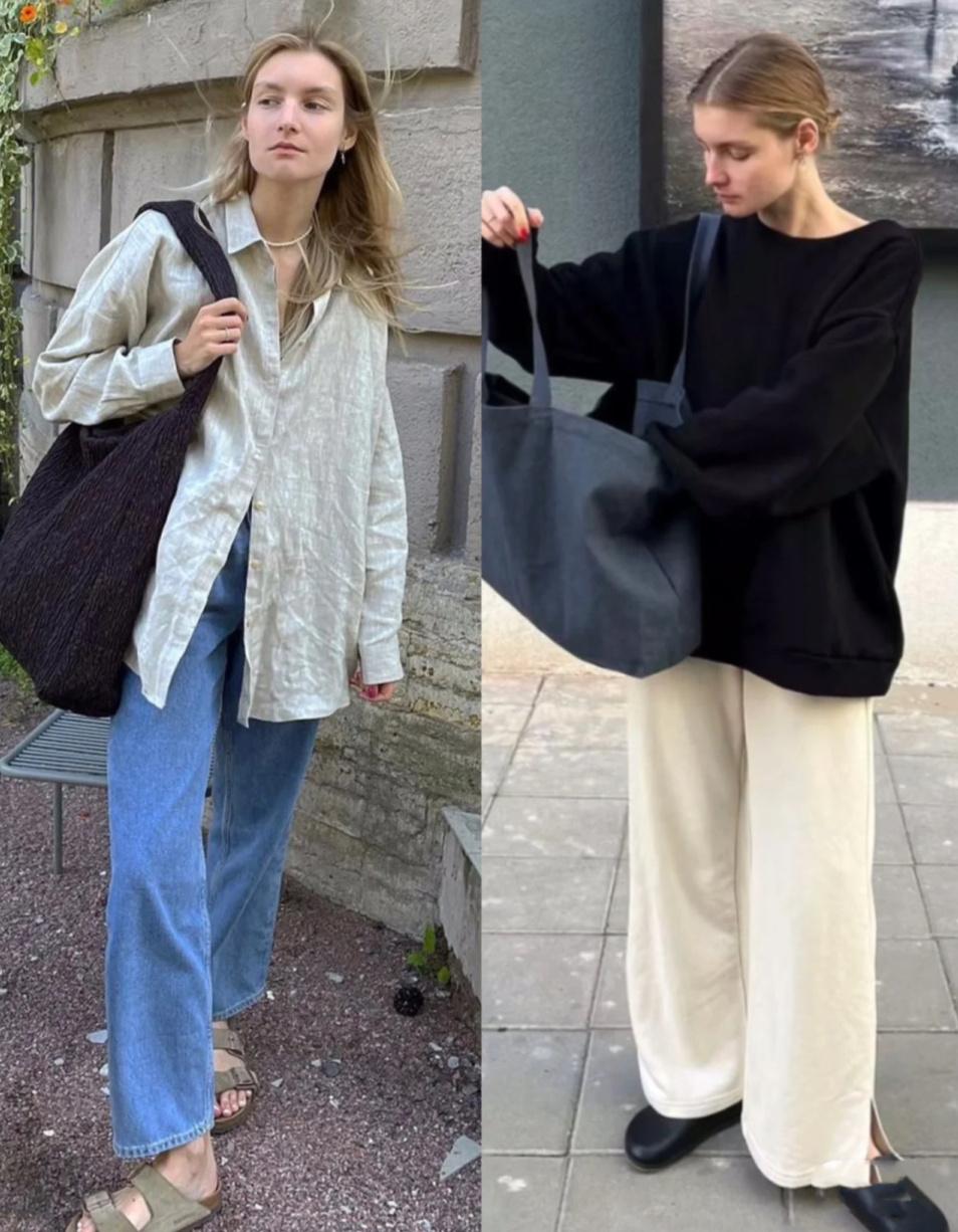 The looser the clothes you wear in autumn, the more fashionable they ...