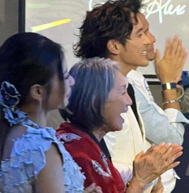 George Lam hugged his ex-wife intimately at his son's wedding. Ye ...