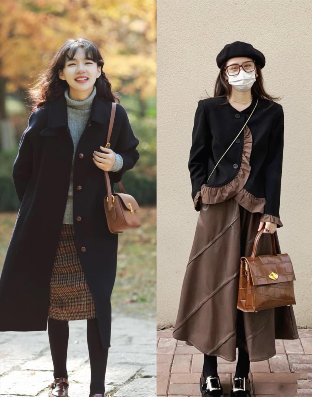 A must-have for fall! Loafers + skirt, fashionable and elegant! - iMedia
