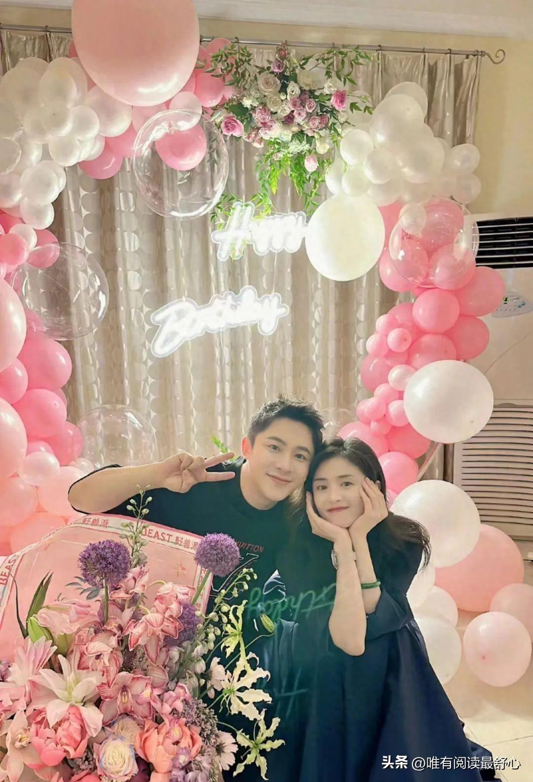 Actor Jiang Xin celebrates her 40th birthday with sunken eye sockets ...