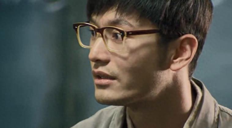 Squinting his eyes and stretching his neck throughout the whole process ...