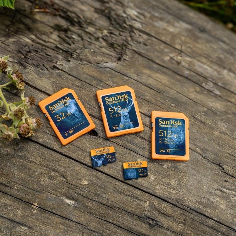SanDisk releases new Outdoors series SD/microSD cards, suitable for ...