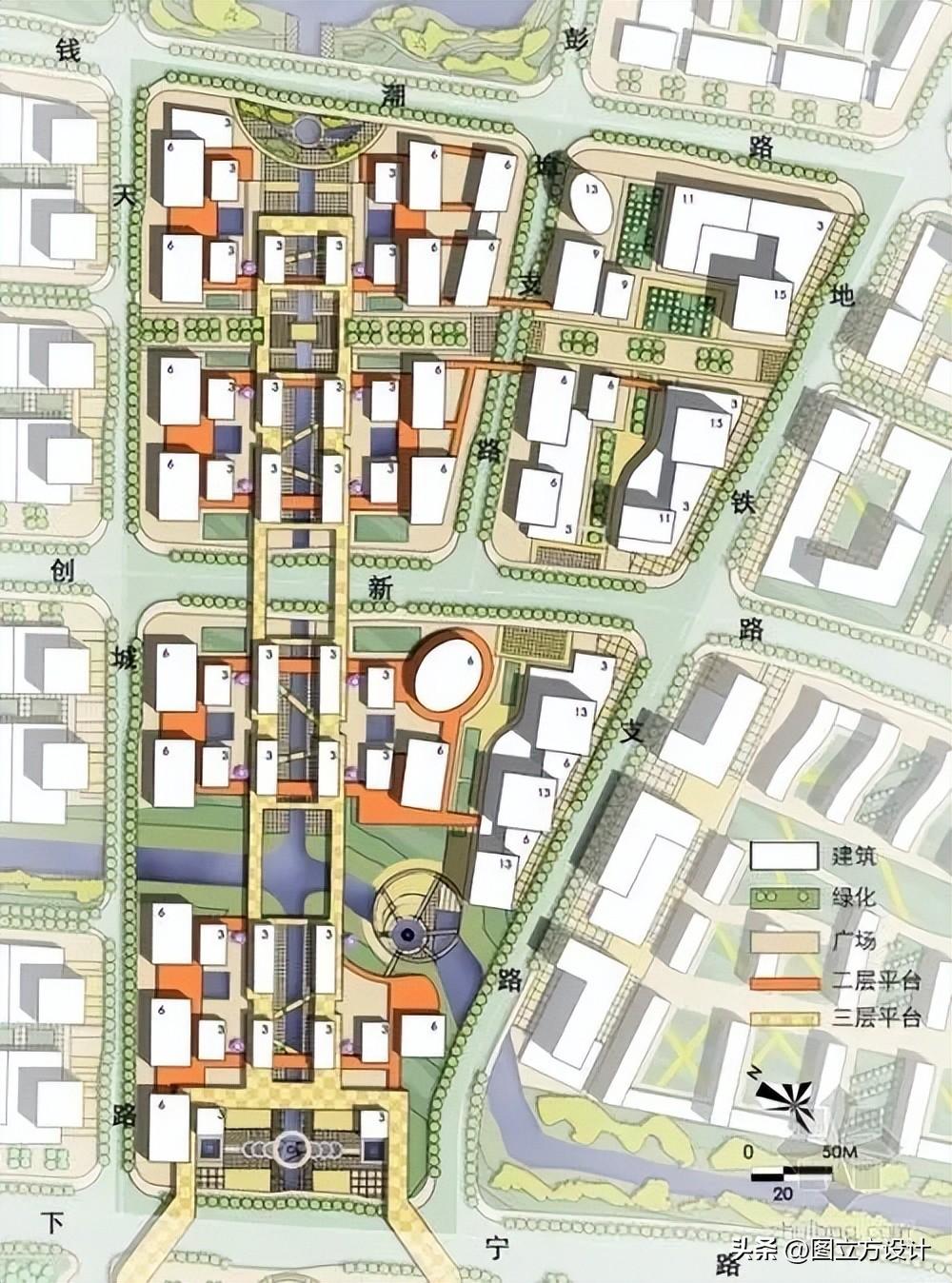 Pedestrian street plan drawing - iNEWS
