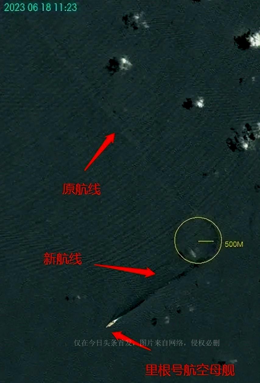 The H 6k Made The U S Aircraft Carrier Make A Sharp Turn Before Death