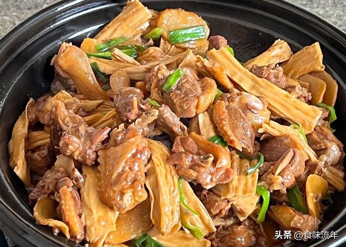 Beer-braised duck with yuba and bean curd is a favorite of the family ...