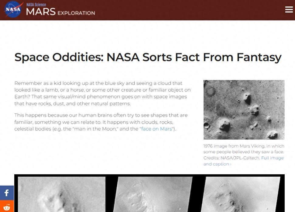 Curiosity finds a Nazi helmet on Mars? NASA: pareidolia - iNEWS