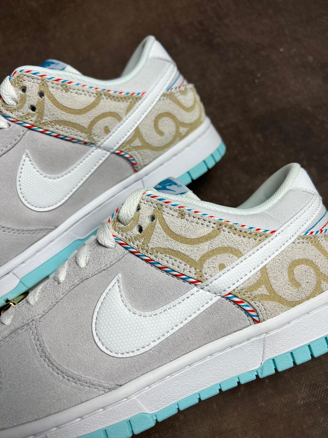 The barber shop Dunk low dragon raises its head! Small details are ...