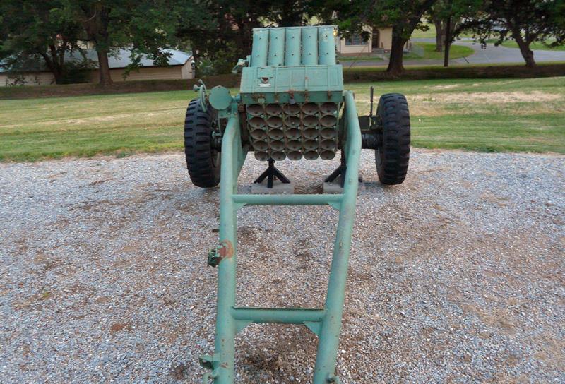 M21, 4.5-inch rocket launcher, a lightweight towed rocket launcher ...