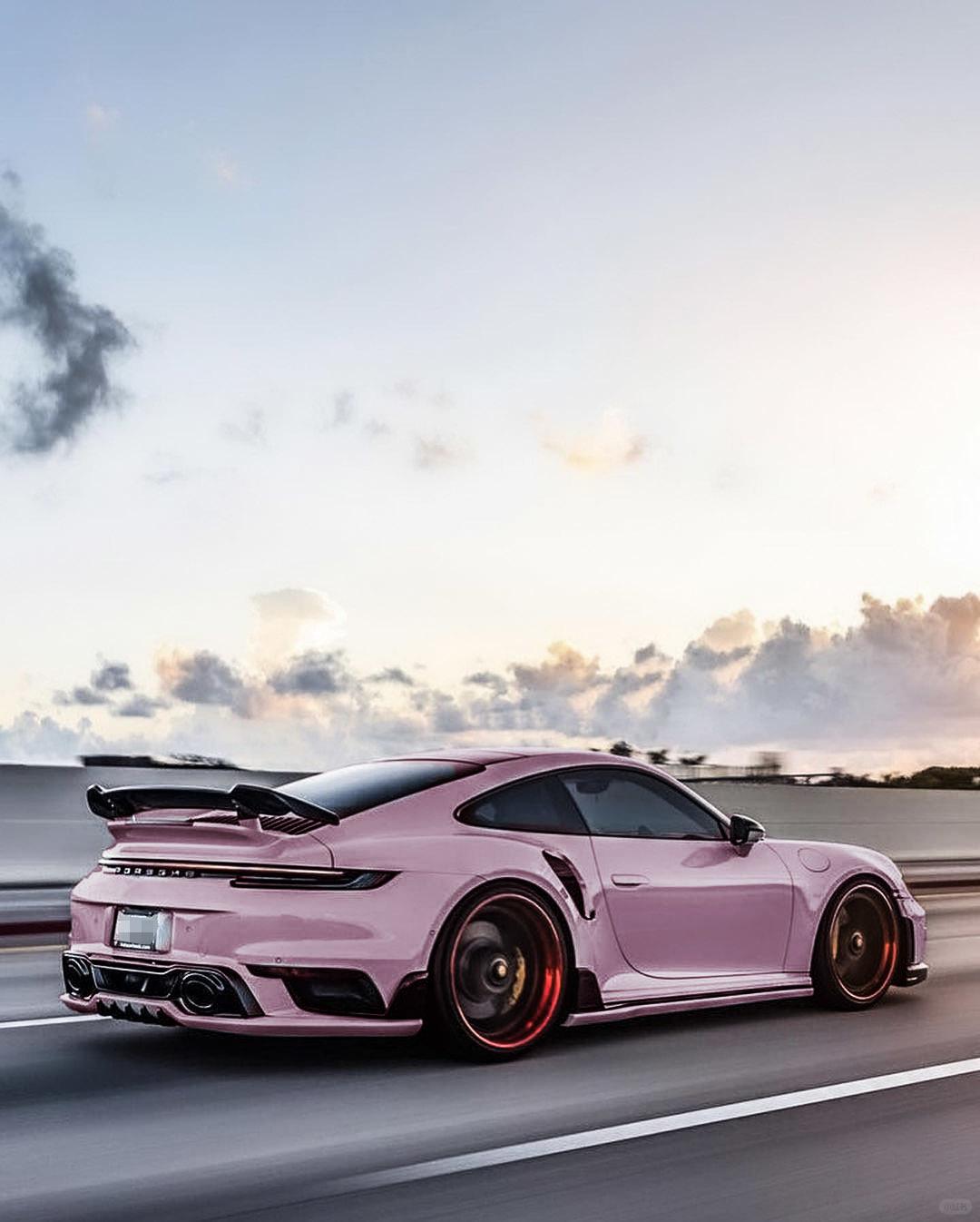 Porsche LB color changing film white peach oolong powder, boasting this ...