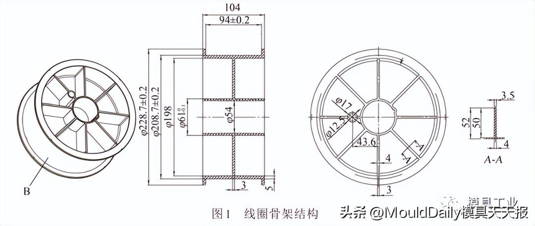 Coil skeleton injection mold design - iNEWS