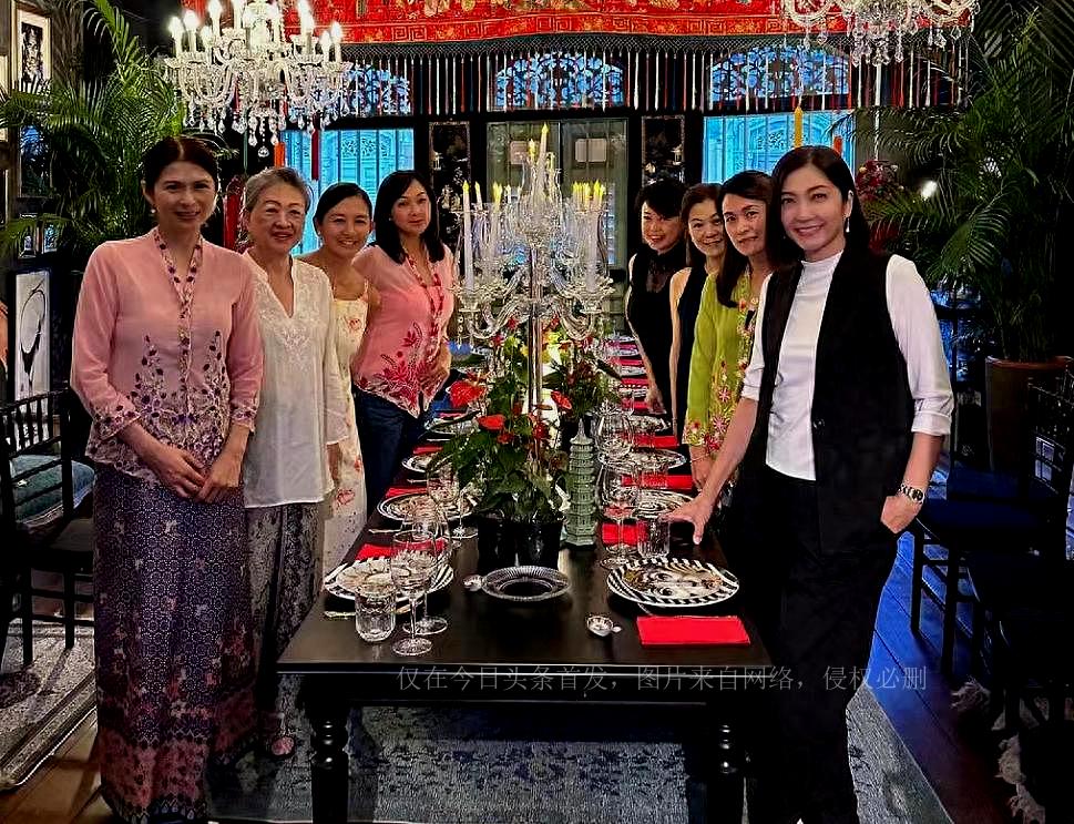 On the birthday of Singaporean goddess Pan Lingling, all the actresses ...