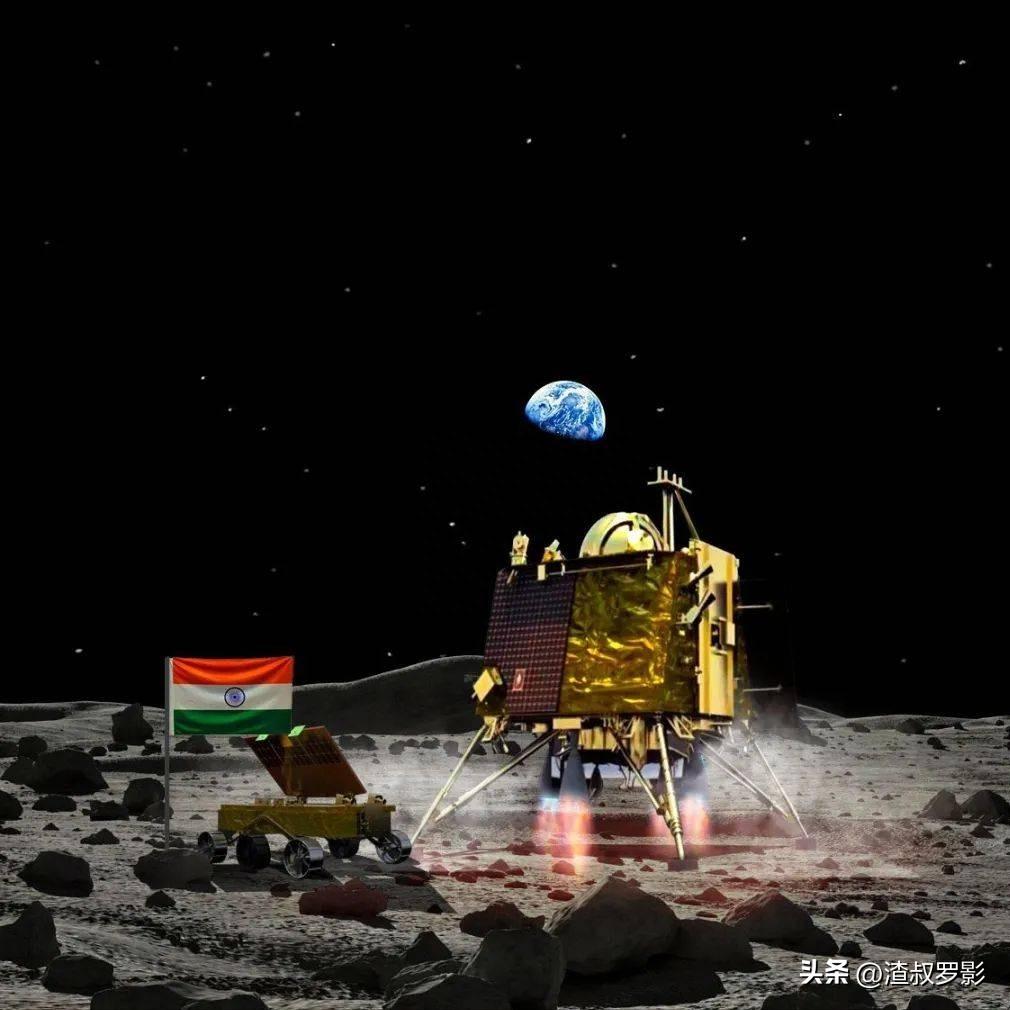 Is technology inferior to India? The Indian lunar rover traveled 8 ...