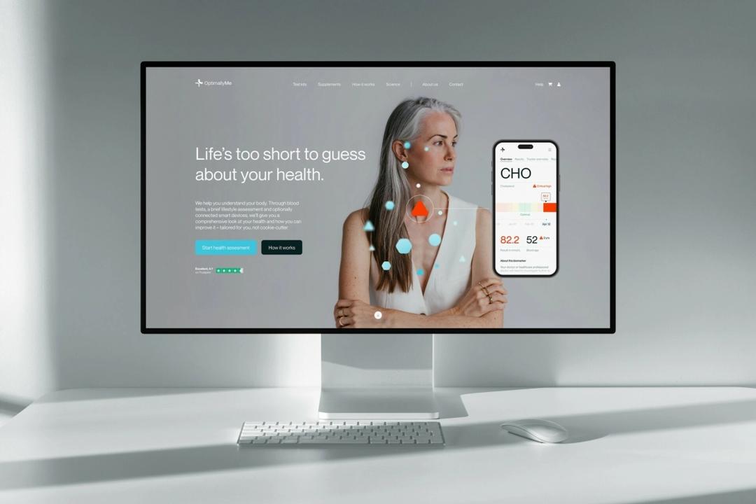 [MHD°share] OptimallyMe medical testing brand VI design appreciation ...