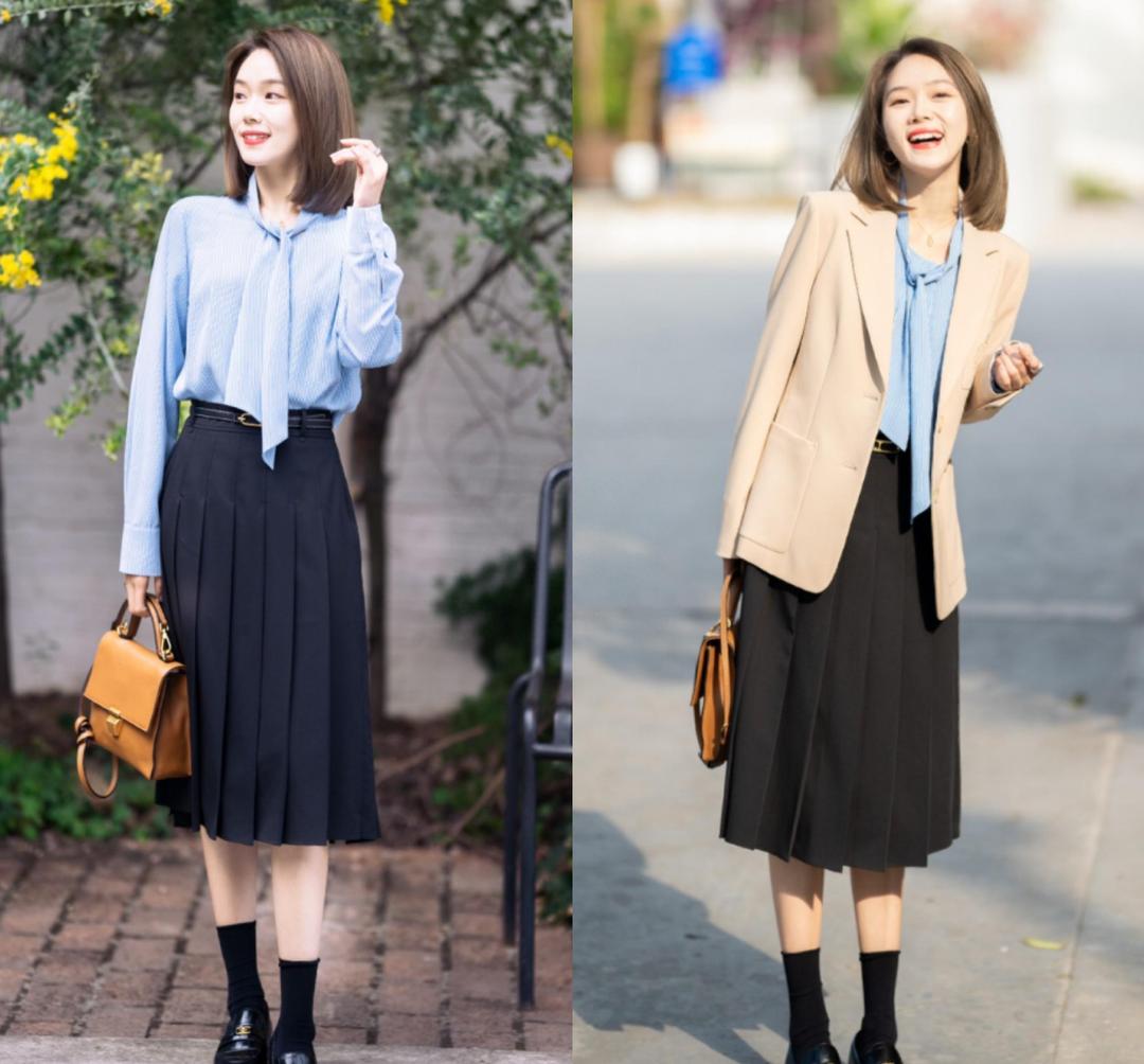 She is not tall but knows how to dress. Every outfit she wears is a ...