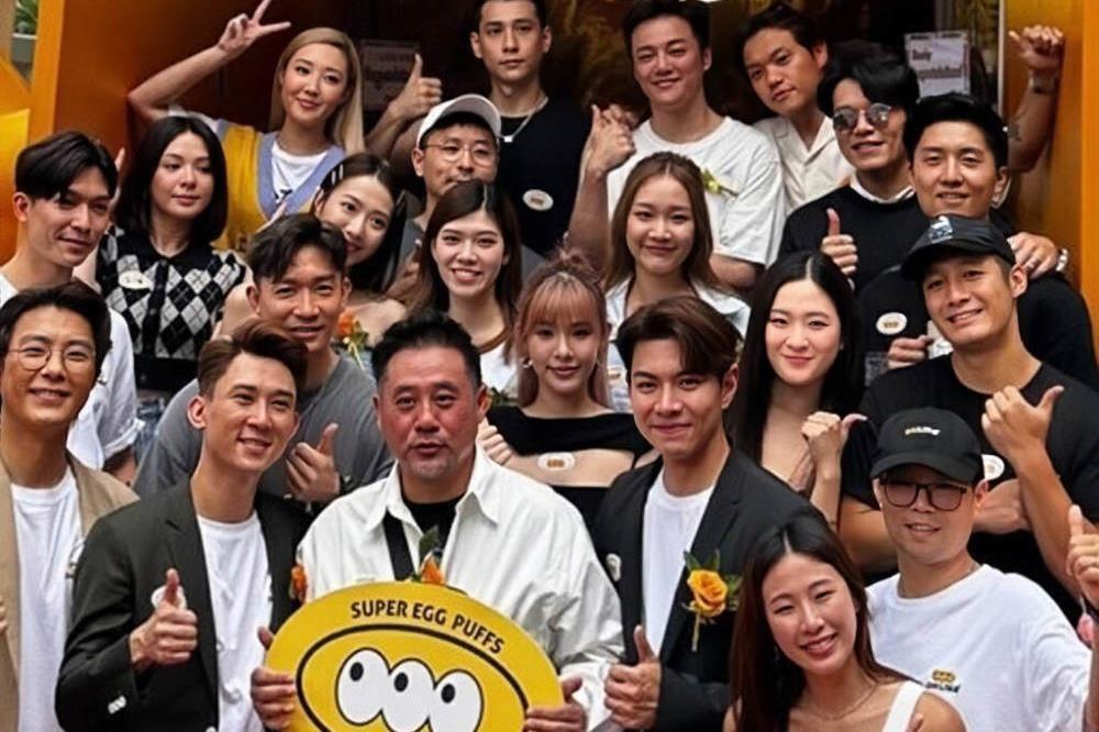 Three well-known TVB actors sell egg waffles in the Mainland and ...