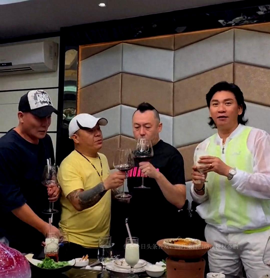 Six Hong Kong stars from the Mainland gathered for dinner, Hui Yinghong ...