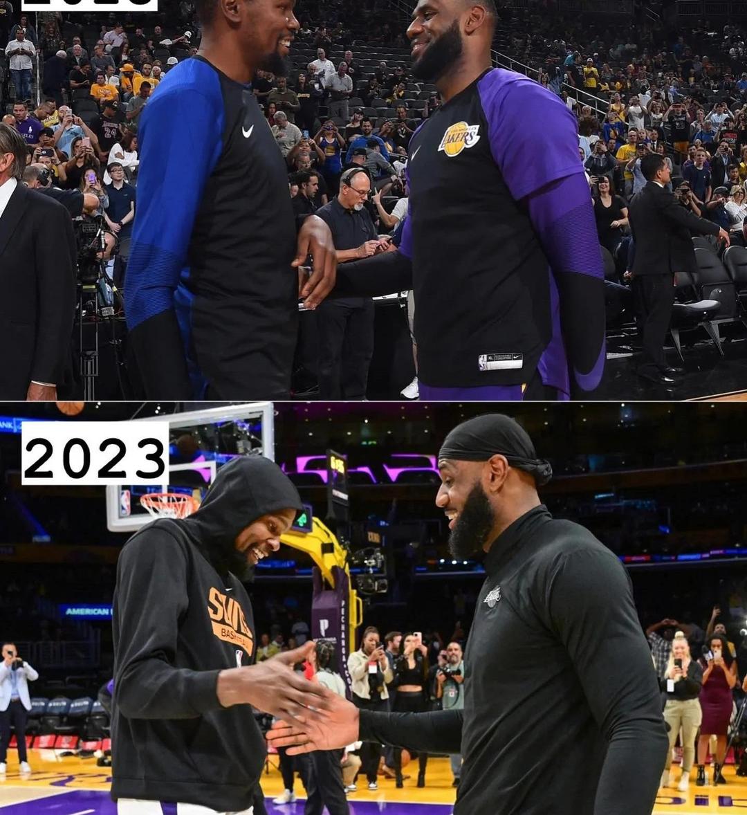 James has been waiting for Durant for five years. Durant, do you know ...