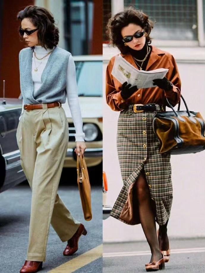 I was amazed by the "Hong Kong retro" style outfit! Such a match in ...