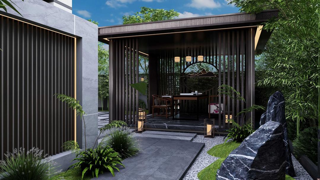 Courtyard garden design renderings small courtyard - iNEWS