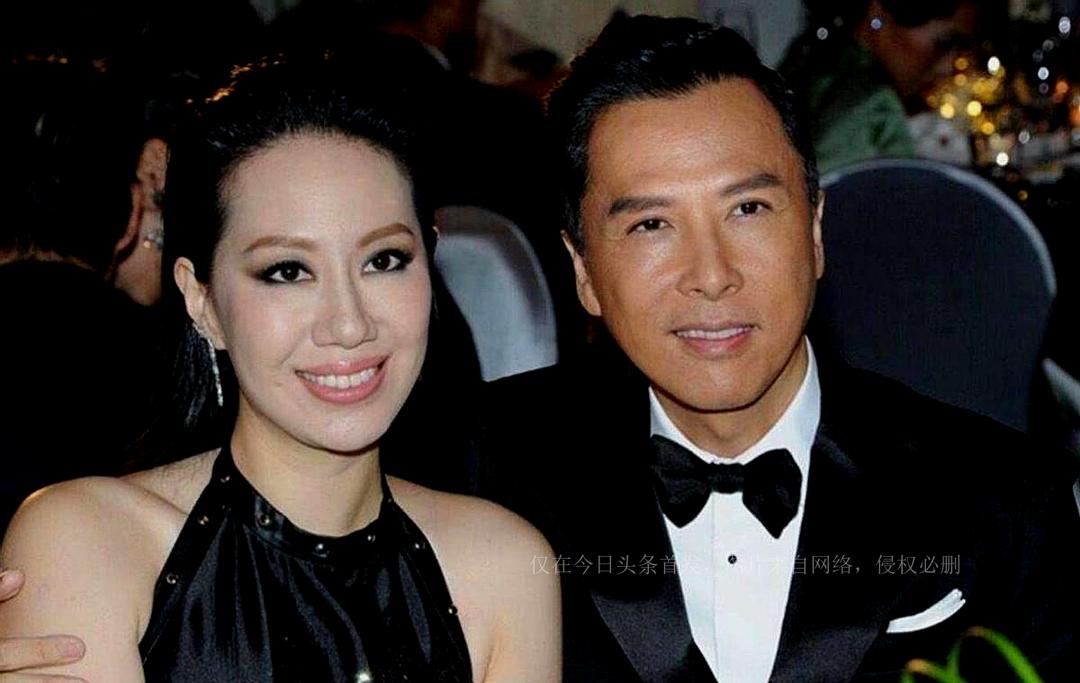 Rich people celebrated the birthday of Donnie Yen's beloved wife, Kwan Zhilin, who was so ...