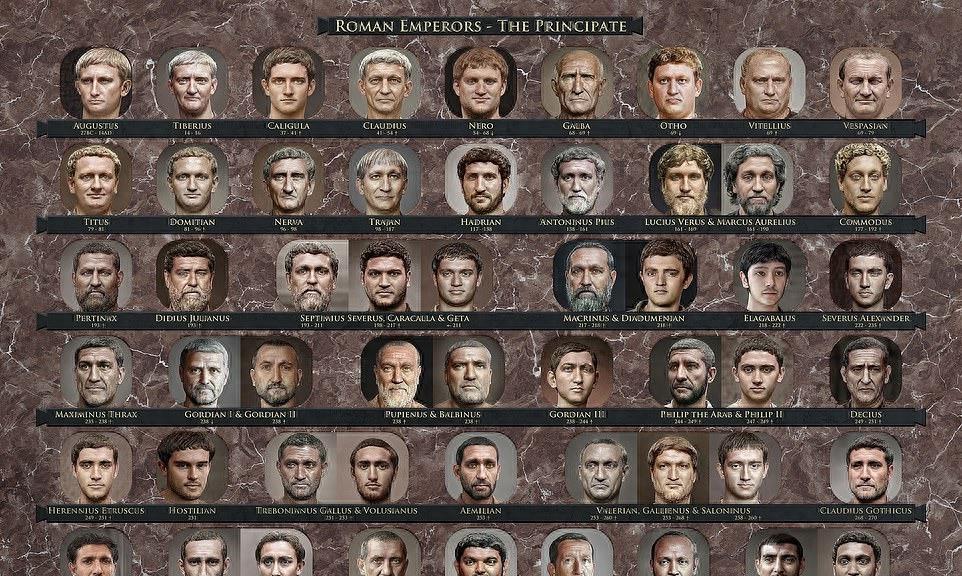 Artificial intelligence restored a photo based on a sculpture of a ...