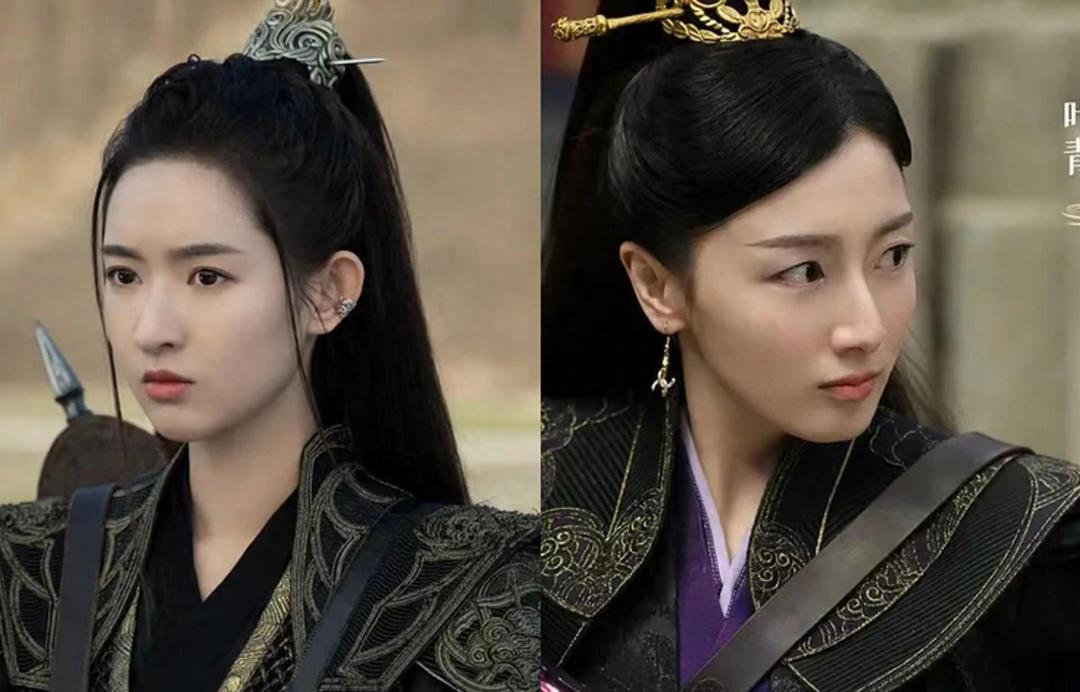 Looks are very important for actresses. Comparing 26-year-old Wang ...