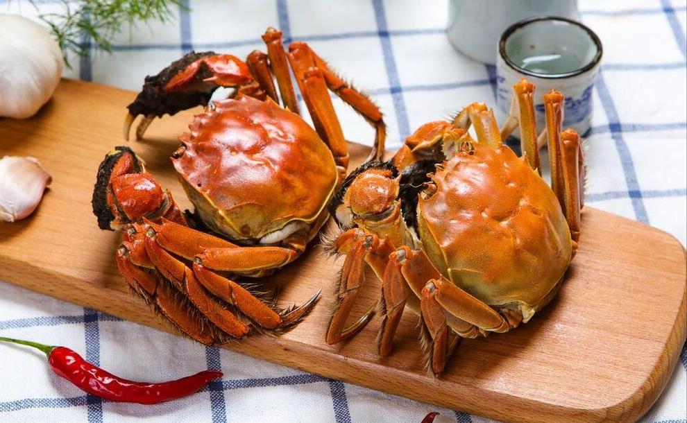 The crab roe does not overflow and the crab meat is tender and smooth ...