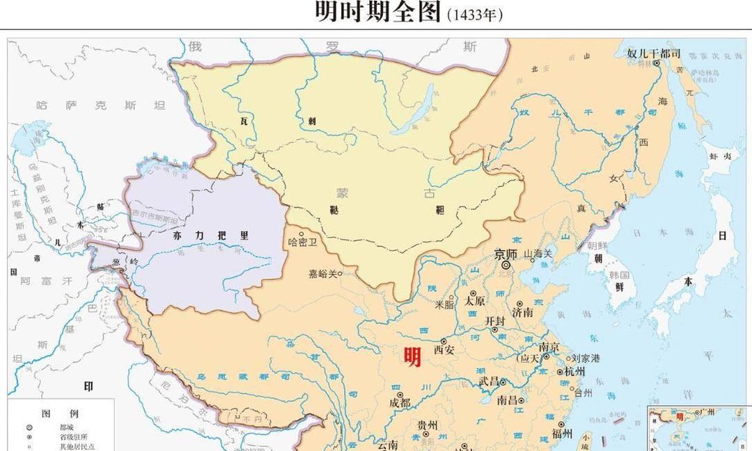 A map from the Ming Dynasty reveals the gap between the Ming and Qing ...