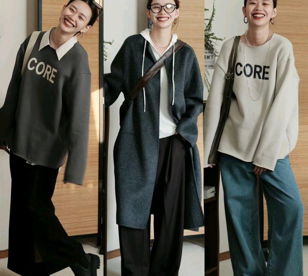 Relaxed outfits for mature girls in autumn and winter, the casual ...