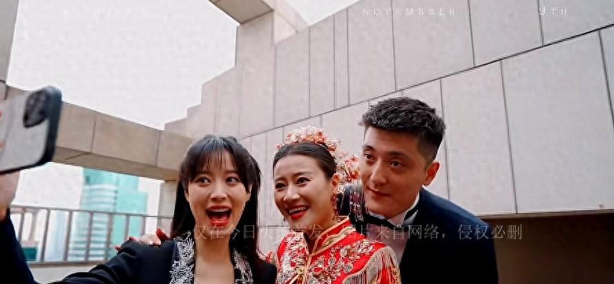 Shanghai TV station's beautiful host Wang Binghao marries her athlete boyfriend and her best ...