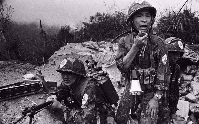 On the Laoshan battlefield of the Vietnamese counterattack, the ...