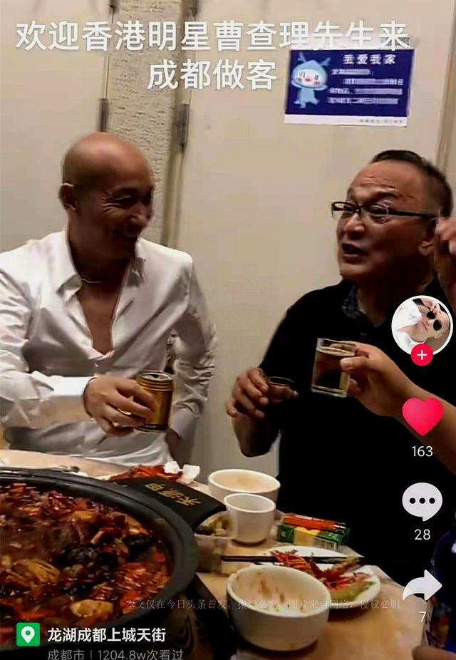 71-year-old Charlie Cao showed up at a dinner party and was toasted and ...