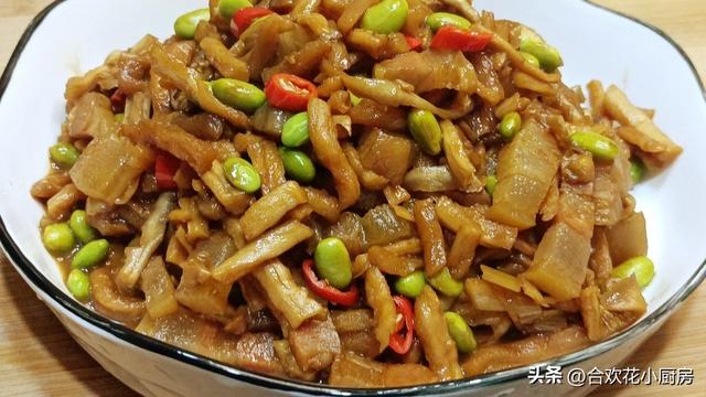 Invincible with porridge and rice, home-cooked edamame and radish fried ...