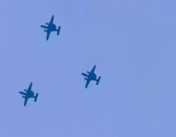 The Air Police 600 formation test flight, with the "combat power ...