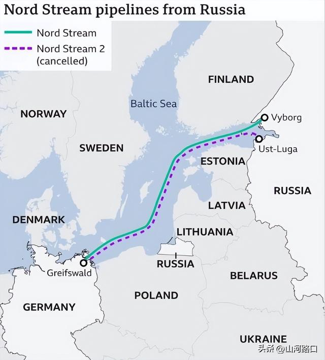 Suspected man-made sabotage, the North Stream natural gas pipeline is ...