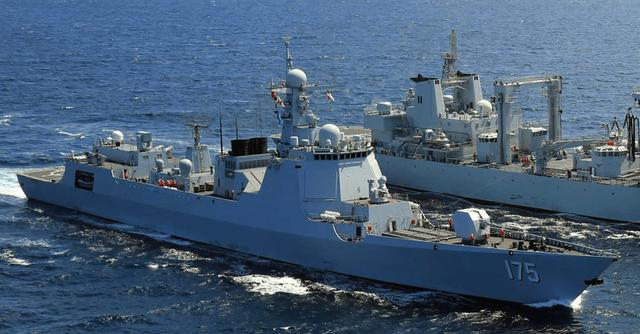 The 052D ship was revealed to be approaching the mainland of the United ...