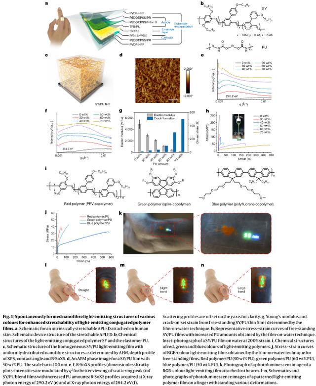 High-brightness all-polymer stretchable LEDs capable of dilute charge ...