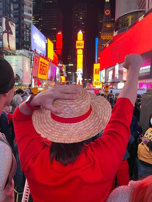 Haymi takes over Times Square in New York?One Piece "Red" will be ...