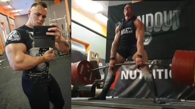 Polish "Mr. Deadlift" deadlifts 502.5kg!"Magic Mountain" deadlift world ...