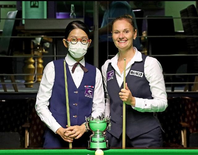 Hong Kong female snooker player Wu Anyi almost won the championship ...
