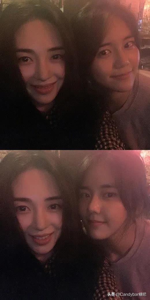 Quan Min'e took a close photo with her old teammate Hui Jing, and once hinted that AOA's ...