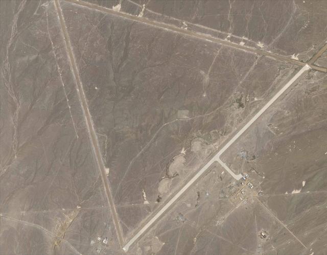 Landing site for aerospace suborbital bombers? Mysterious Triangle ...