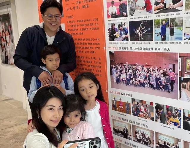 Guo Jingjing posted a family portrait with warmth and love, brought her ...