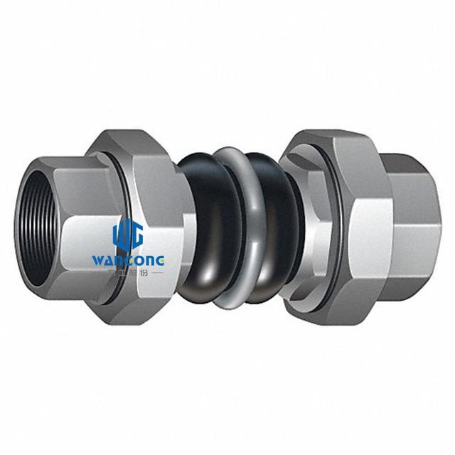 Structural features and installation methods of threaded rubber joints ...