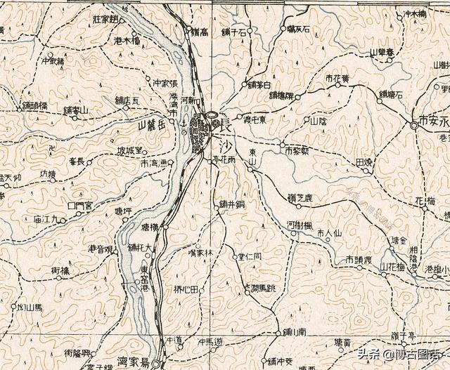 The old maps of Changsha, Xiangtan, Zhuzhou, Liling and Liuyang in 1929 ...