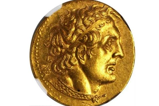 What role did the Ptolemy I gold coin play in the economic development ...