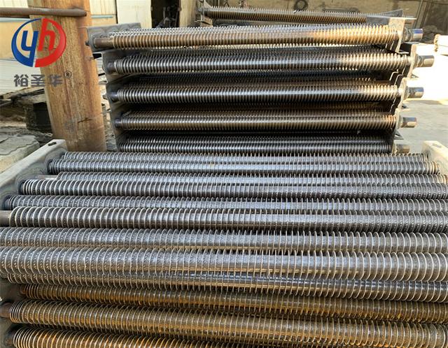 Large diameter steel high frequency welded finned tube radiator gc8-32 ...