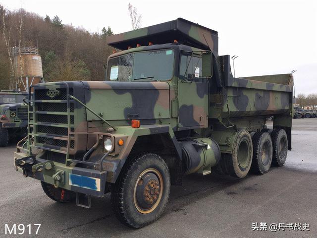 The US military's M917 series dump trucks, commercial trucks are the ...