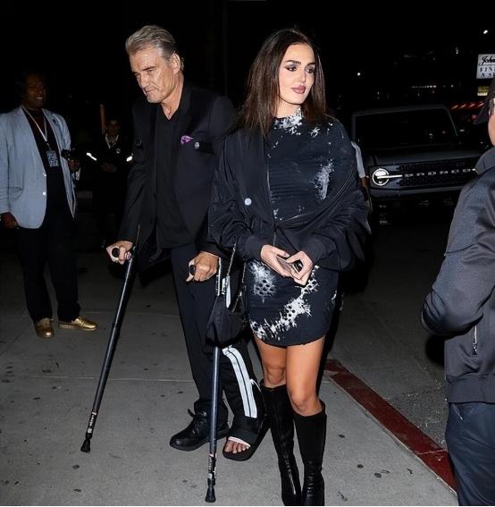 Tough guy Lundgren: The 64-year-old took his 25-year-old fiancee and 26 ...