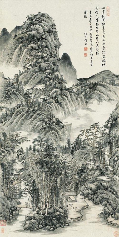 The theme of mountain dwelling and the life of a hermit, Xu Fang ...